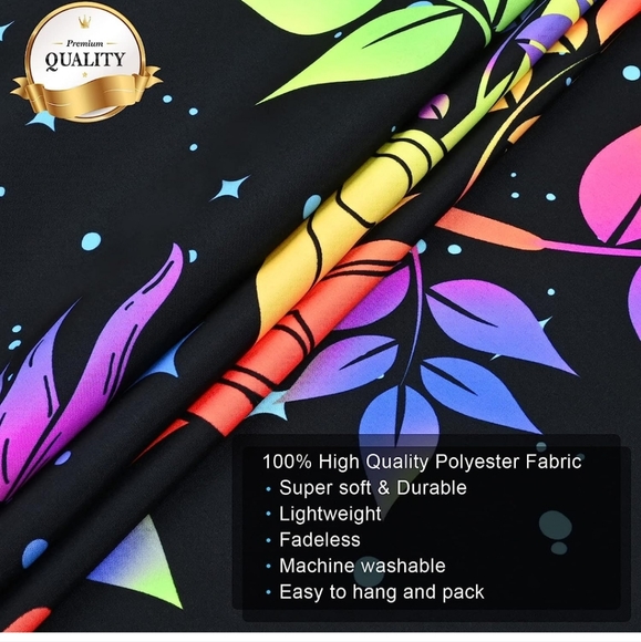 Wall Decor | Blacklight Tree Of Life Tapestry Trippy Sun And Moon ...